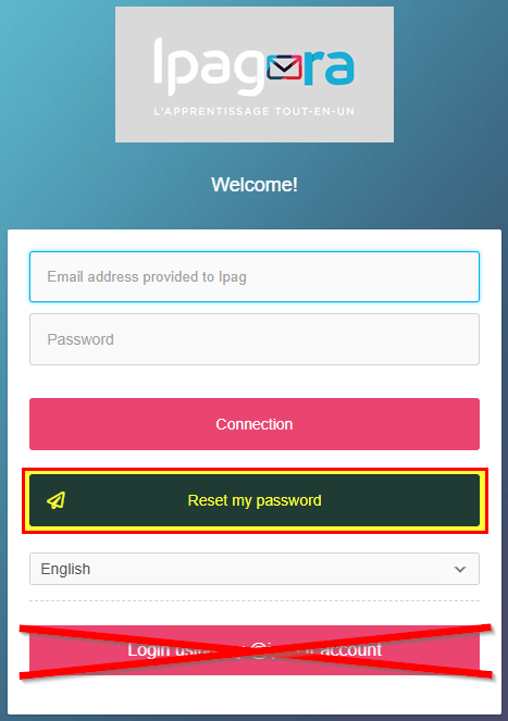 IPAGORA - 1st connection without an "@ipag.fr" account, using a ...