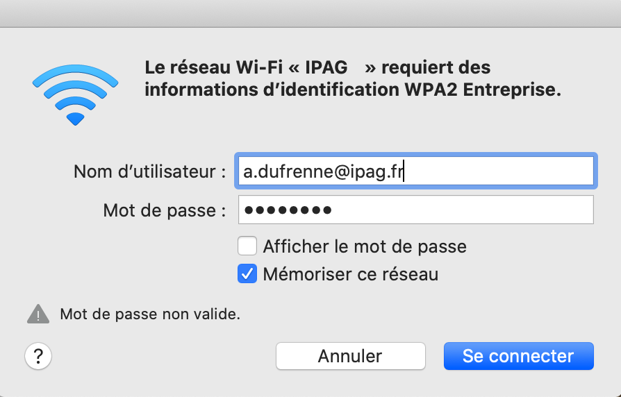 Se connecter au réseau Wi-Fi de l'IPAG Business School – IPAG Zen
